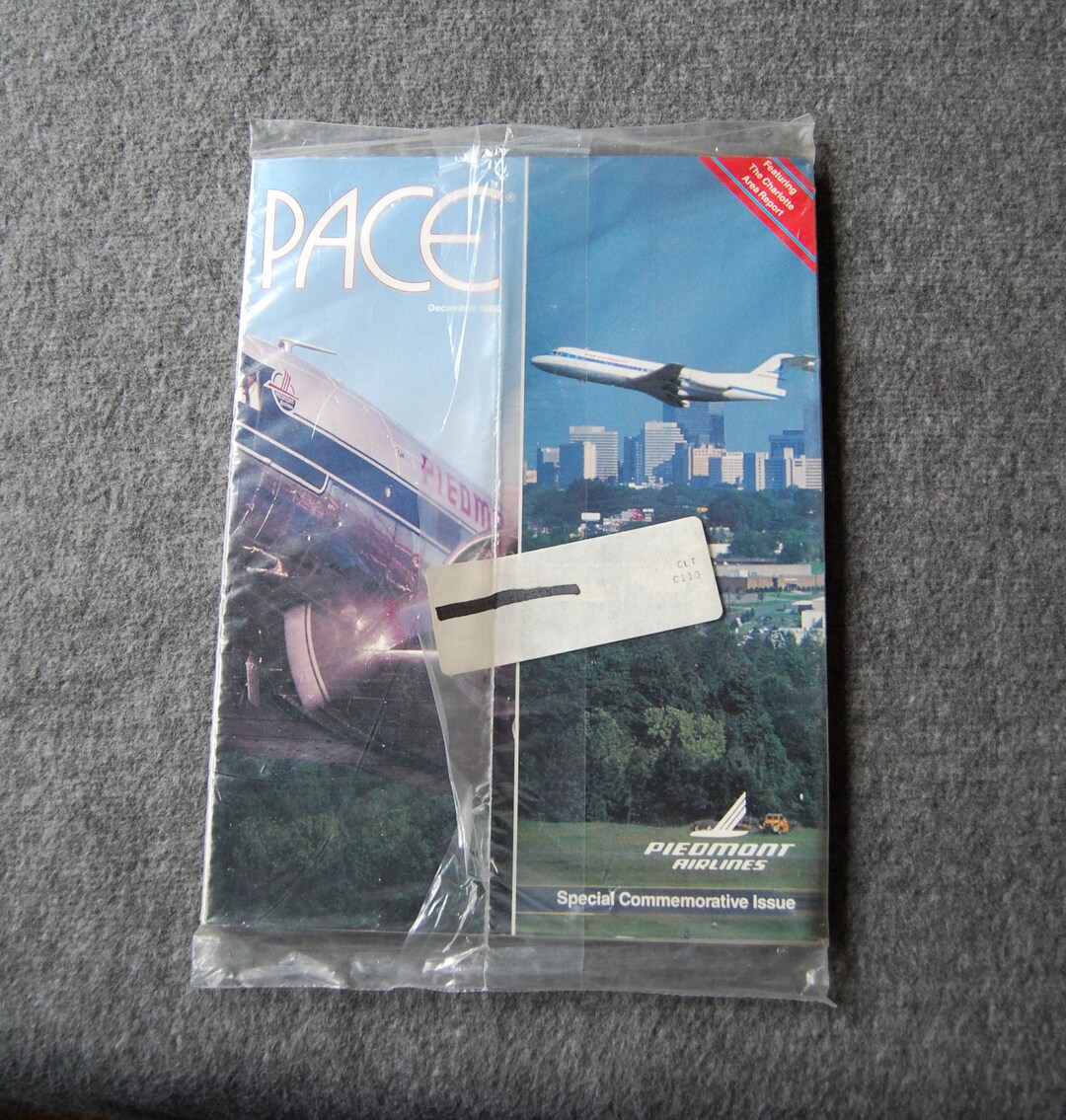 1988 December, Pace Magazine, Piedmont Airlines Commemorative Issue ...