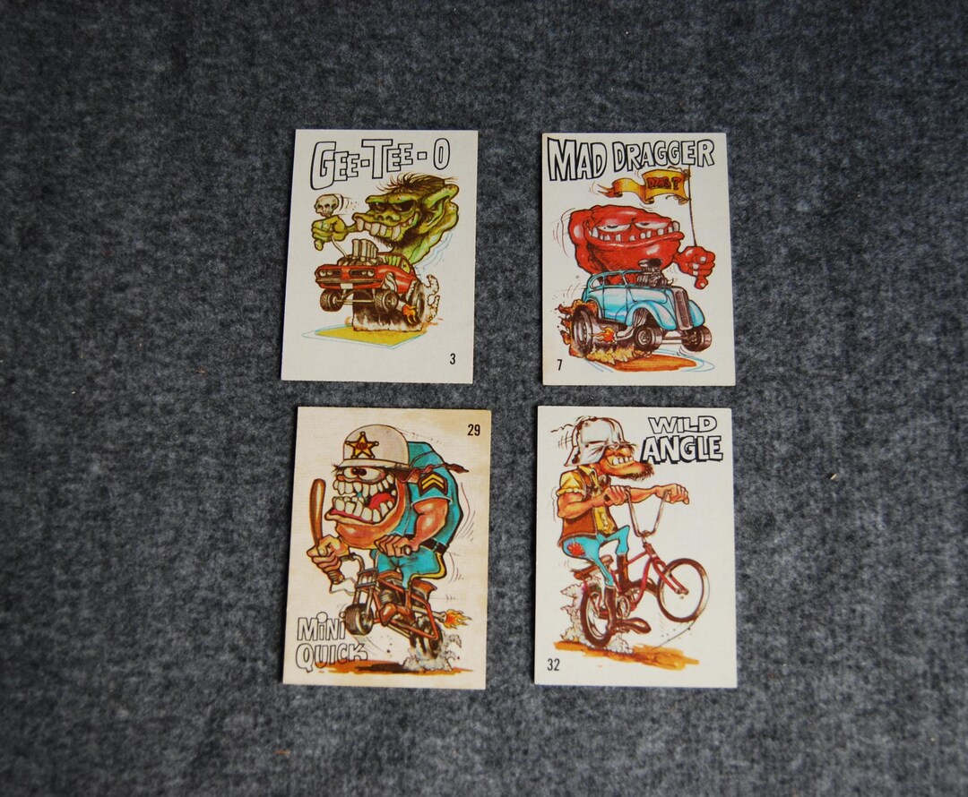 1969 Donruss Odd Rod Stickers! Collectible! Vintage! Frame and Use as ...
