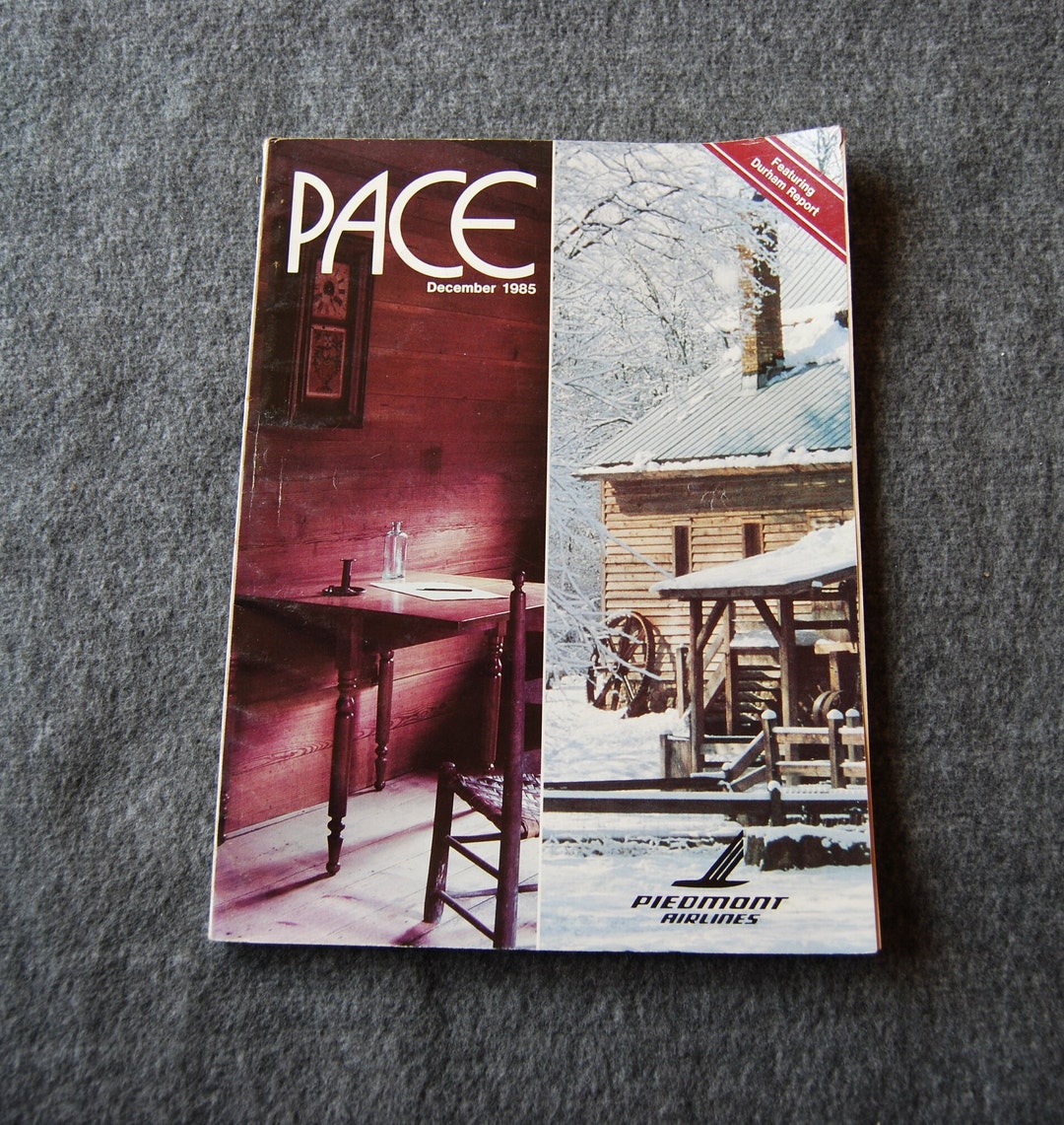 Vintage Pace Magazine, Piedmont Airlines, Aviation Memorabilia! - Etsy
