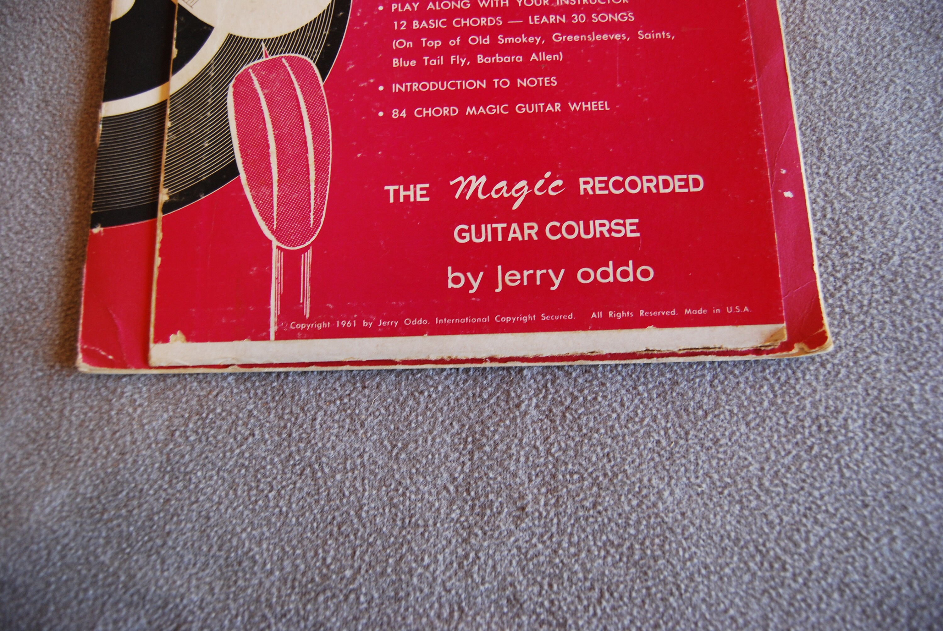 Vintage 1961 Recorded Guitar Course, Jerry Oddo, Beginners Guitar ...