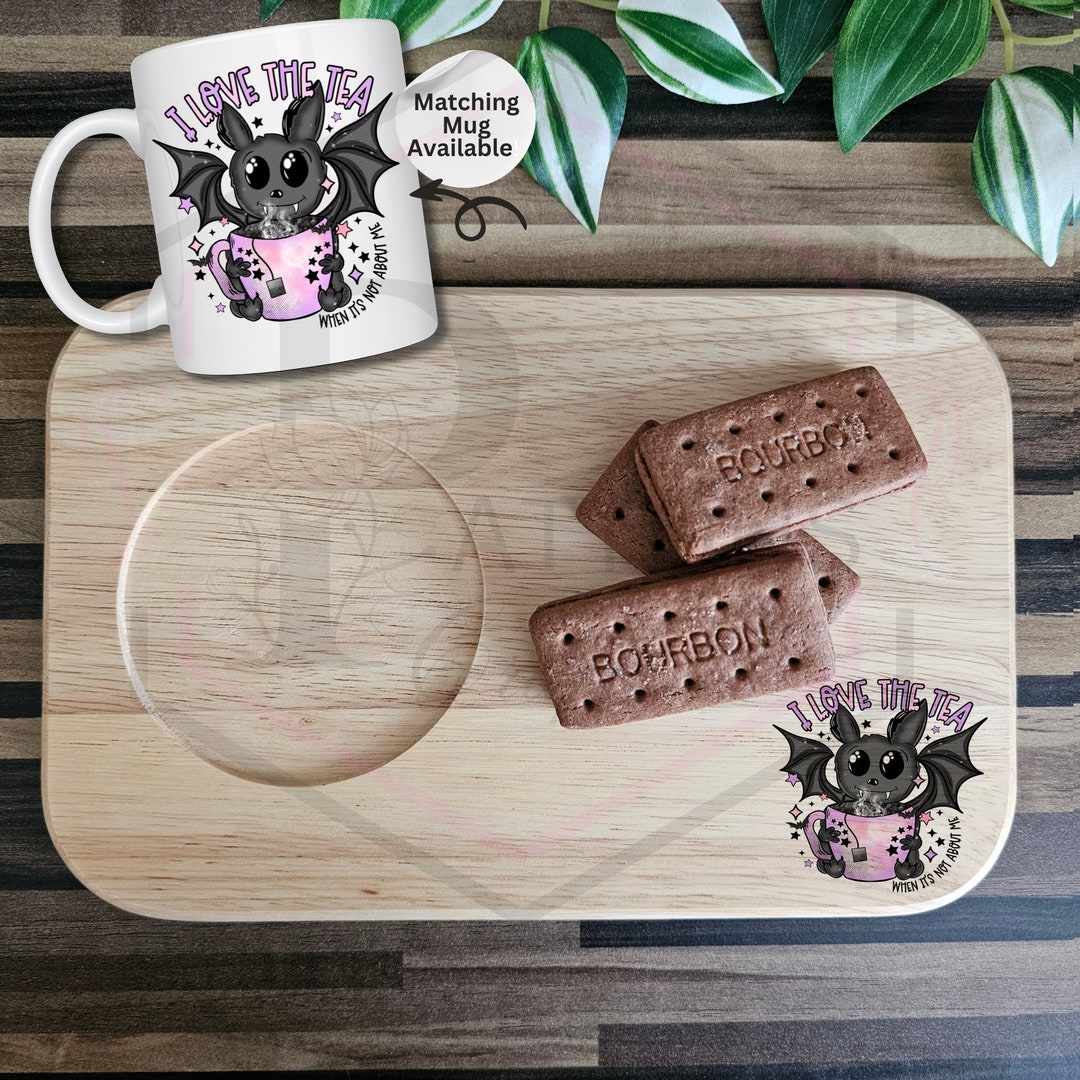 Tea Board | I Love the Tea Bat | Tea and Toast Board | Tea and Biscuit ...