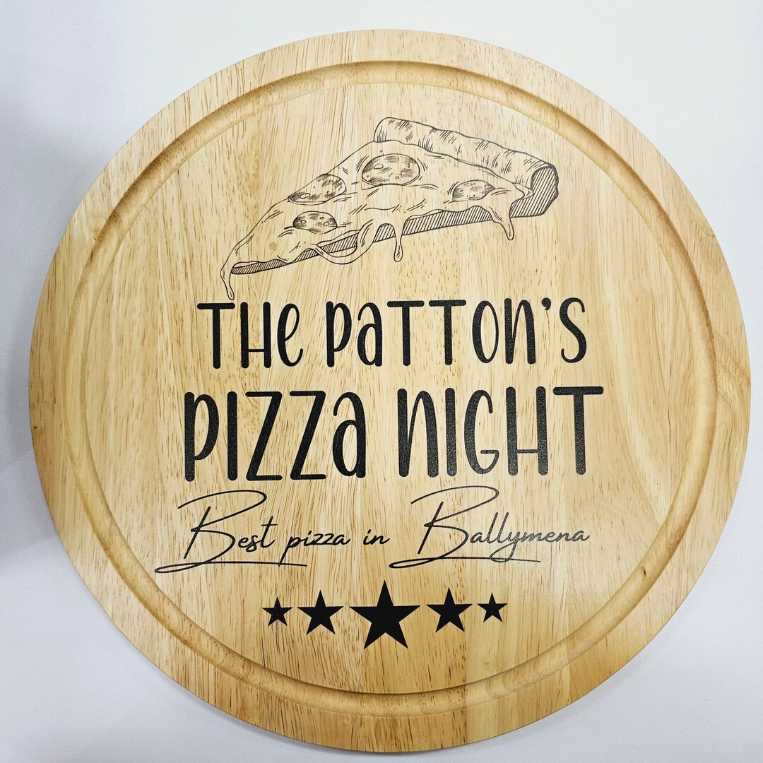 Pizza Board | Pizza Serving Board | Personalised Serving Board | Wooden ...