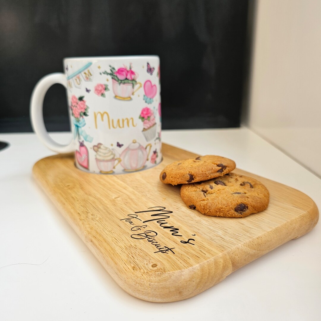 Tea Board tea Serving Board unique Serving Board gift for Granny Mums ...
