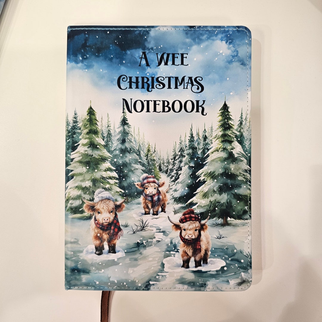 A5 Notebook A5 Diary Highland Cow Notebook Pu Leather Notebook ...