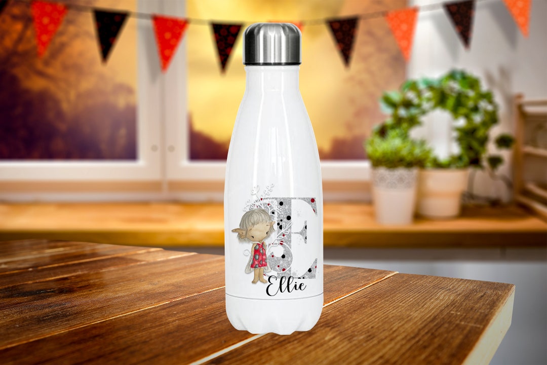 Personalised Initial Ladybug Cola Shape Stainless Steel Bottle 350ml - Etsy
