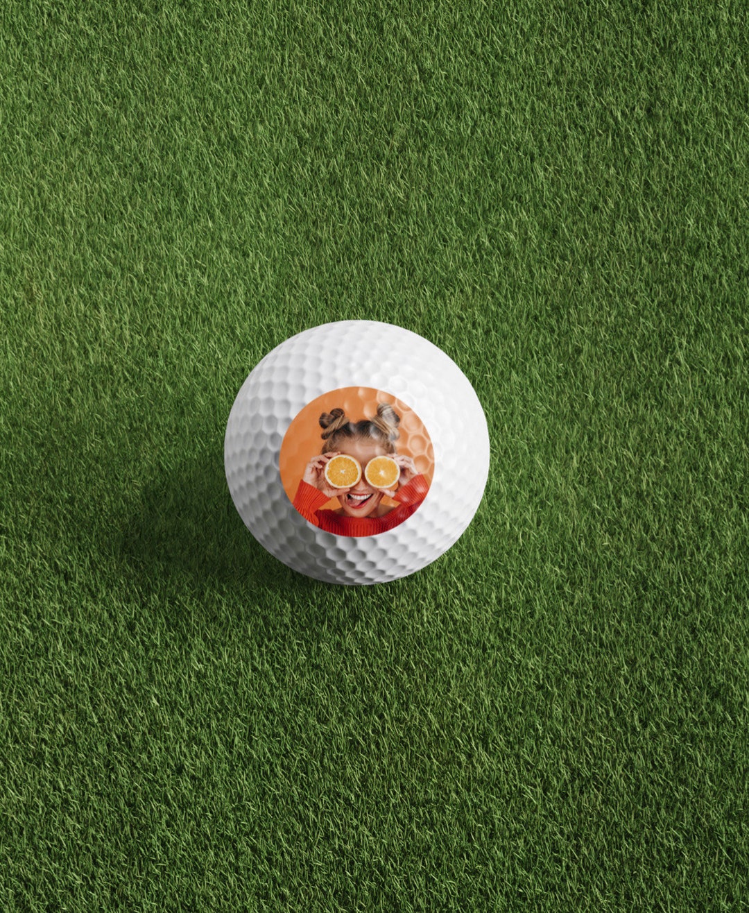 Personalised Pure White Gold Balls With Any Photo or Logo, Happy ...