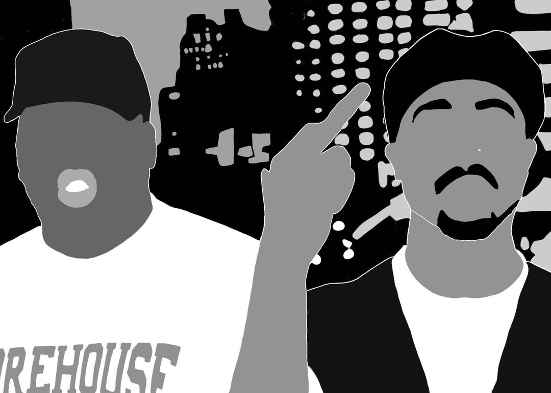 Notorious BIG Vs Tupac Shakur Digital Art - Etsy