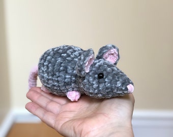 Crochet Rat Amigurumi - Etsy