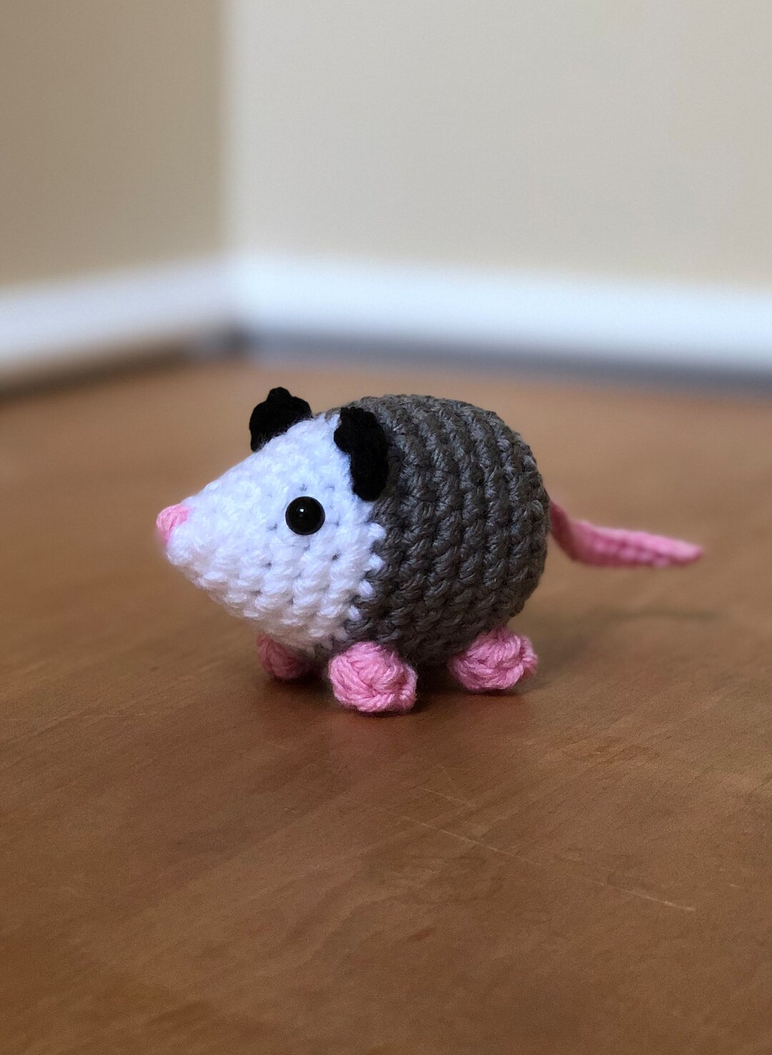 Amigurumi Crochet Possum Plush Stuffed Animal - Etsy