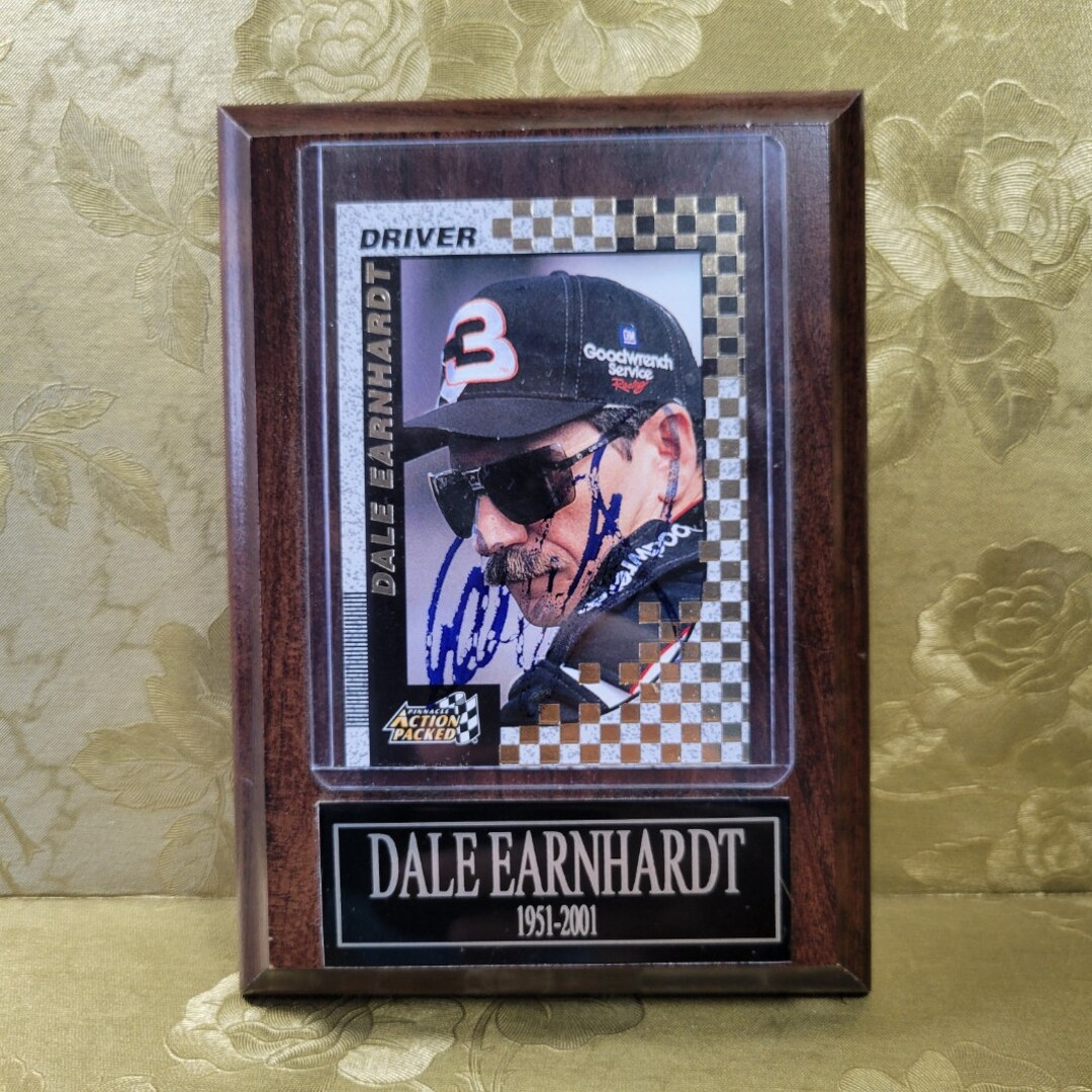 Dale Earnhardt Signed Card - Etsy