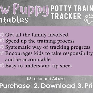 New Puppy Printable- Easy Toilet Training for Puppies - Puppy Trackers ...