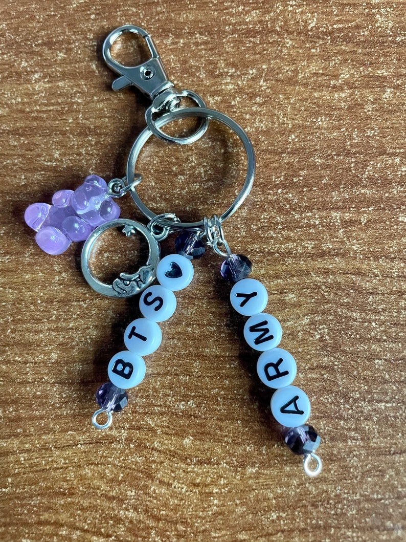 Kpop Bead Dangle Keychains - Etsy