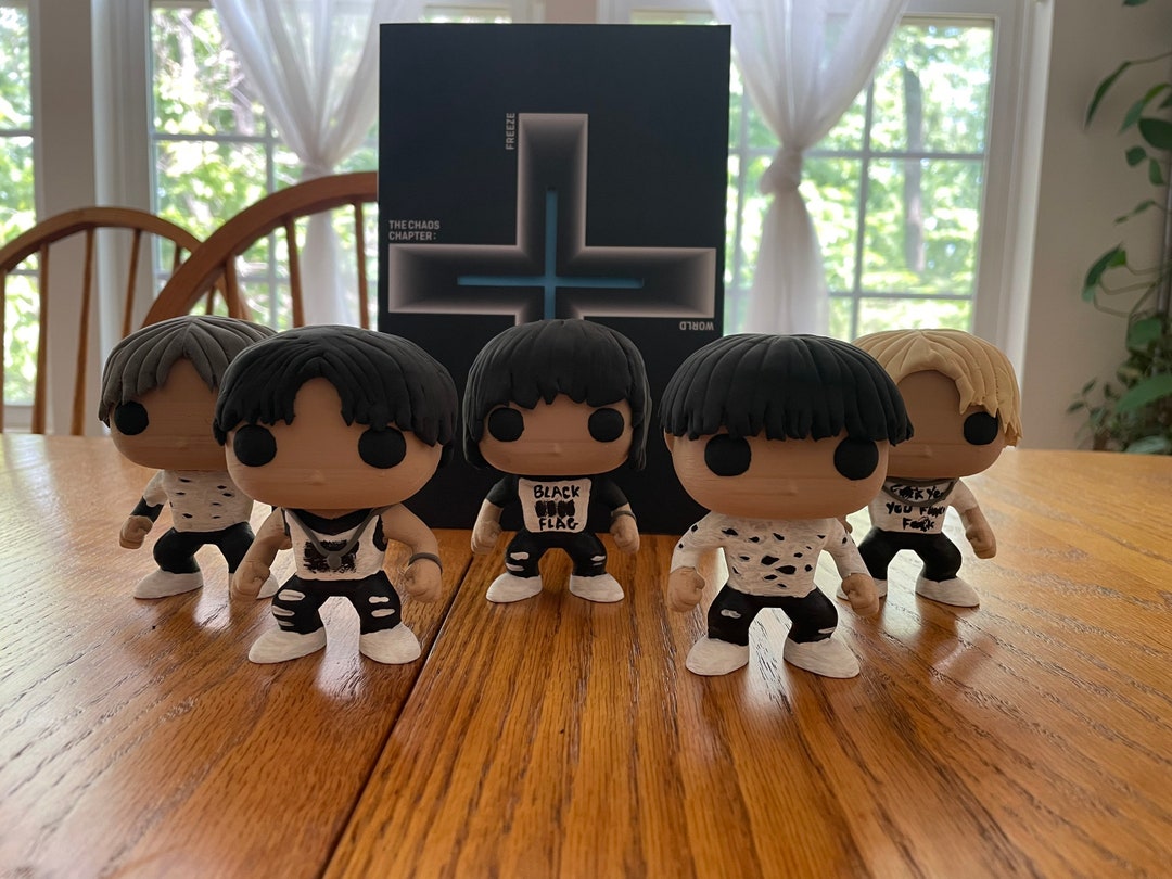 TXT Inspired pop Figures OX1LOVESONG - Etsy