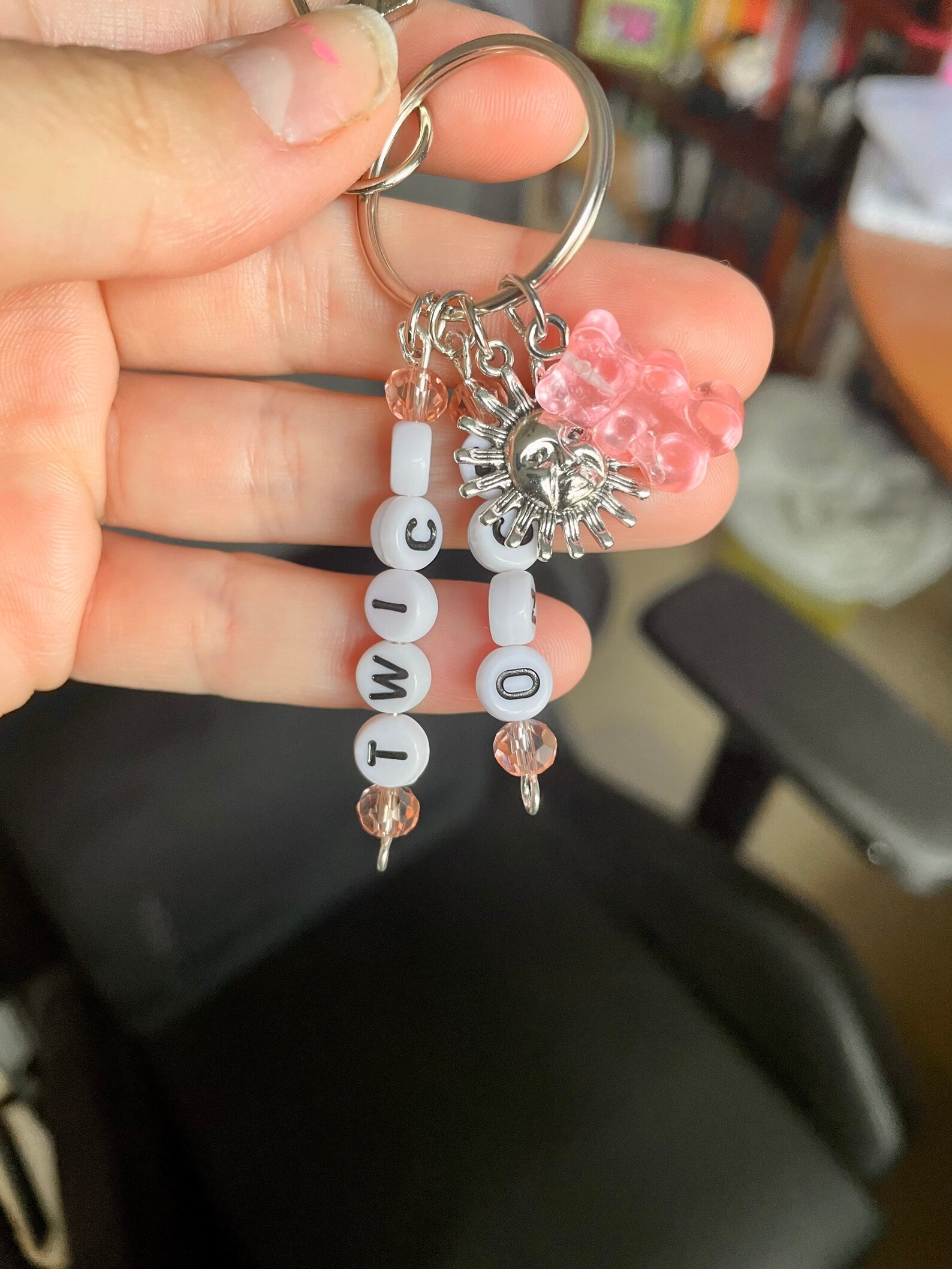 Kpop Bead Dangle Keychains - Etsy