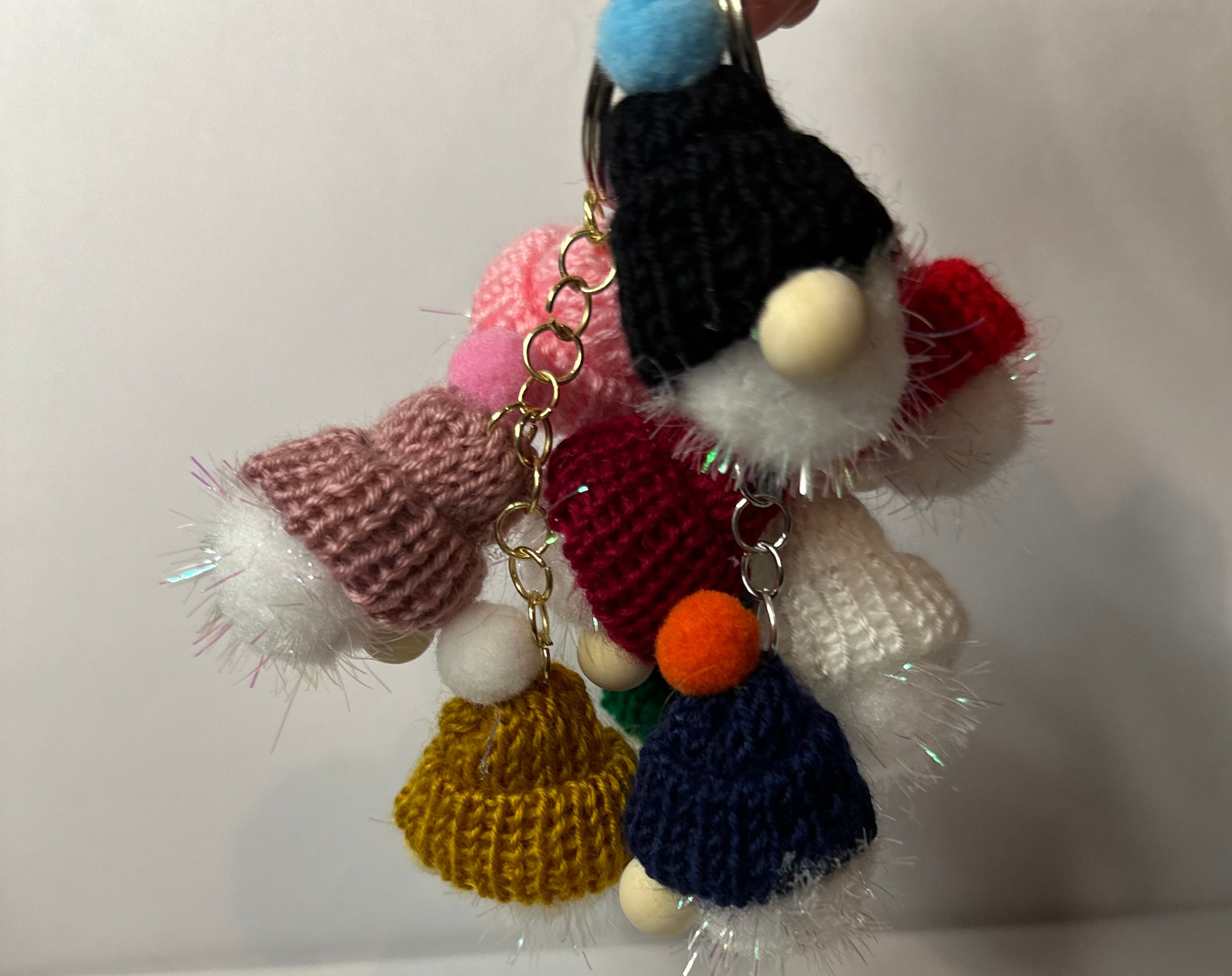 Mini Gnome Keychains - Etsy