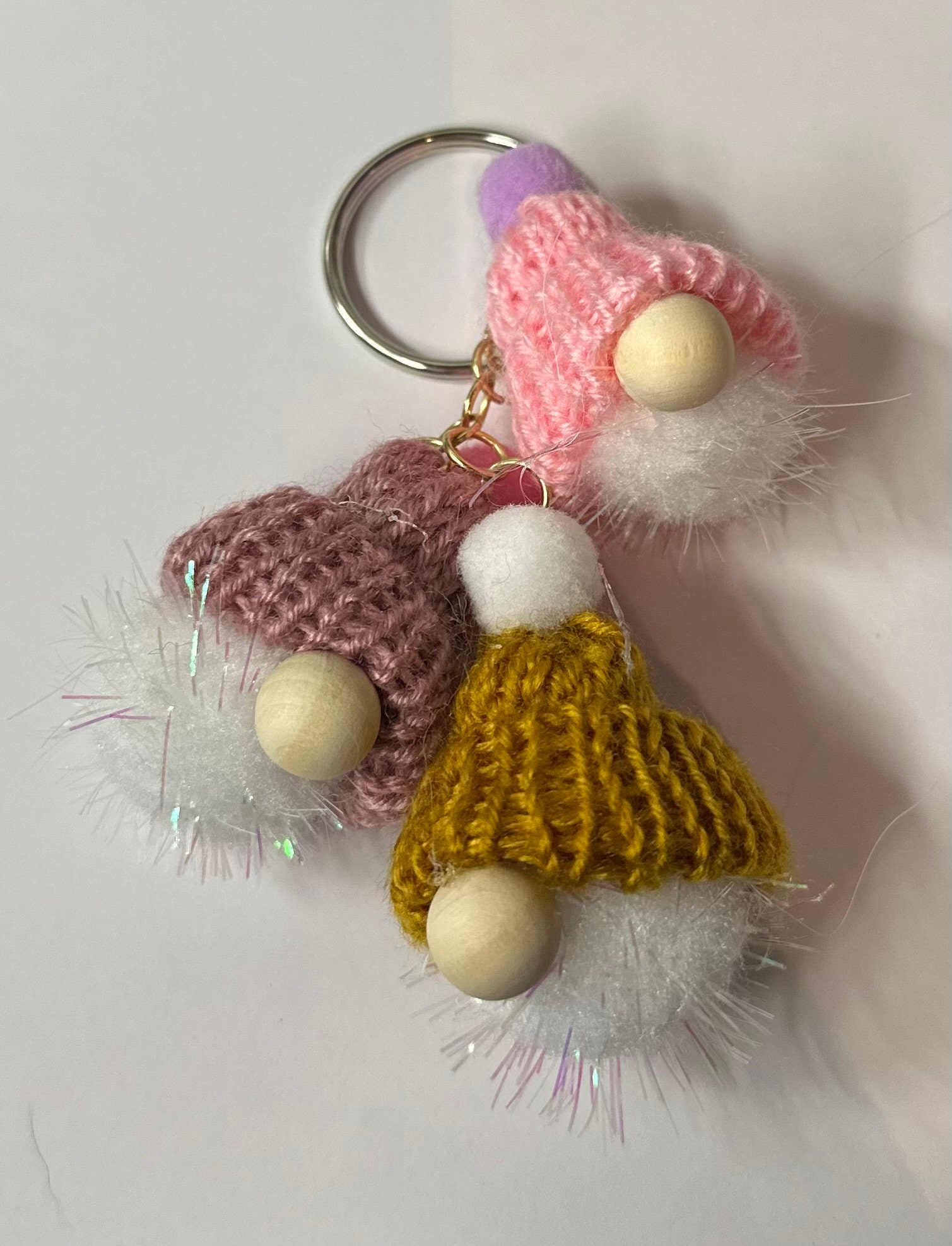 Mini Gnome Keychains - Etsy