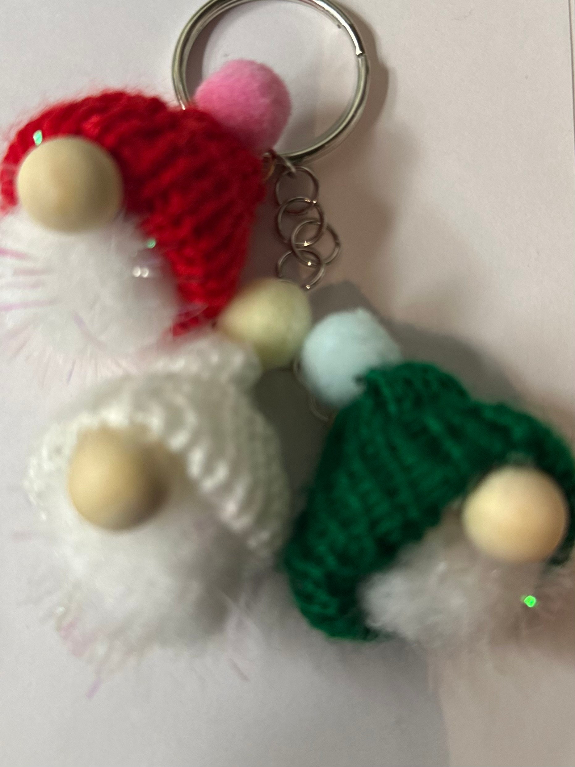 Mini Gnome Keychains - Etsy