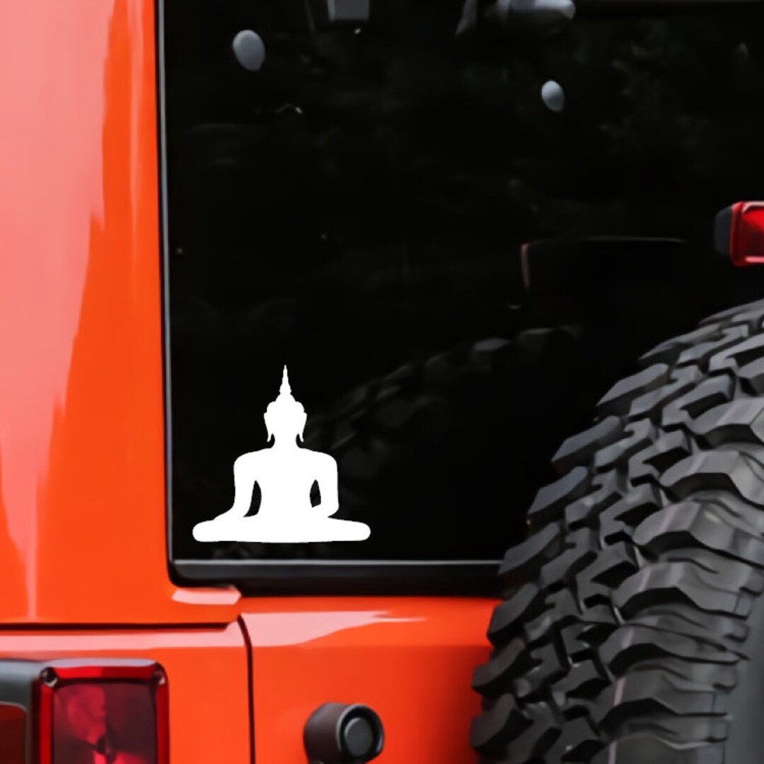 20 Colors Budha Silhouette Vinyl Decal Sticker Custom Truck Window ...
