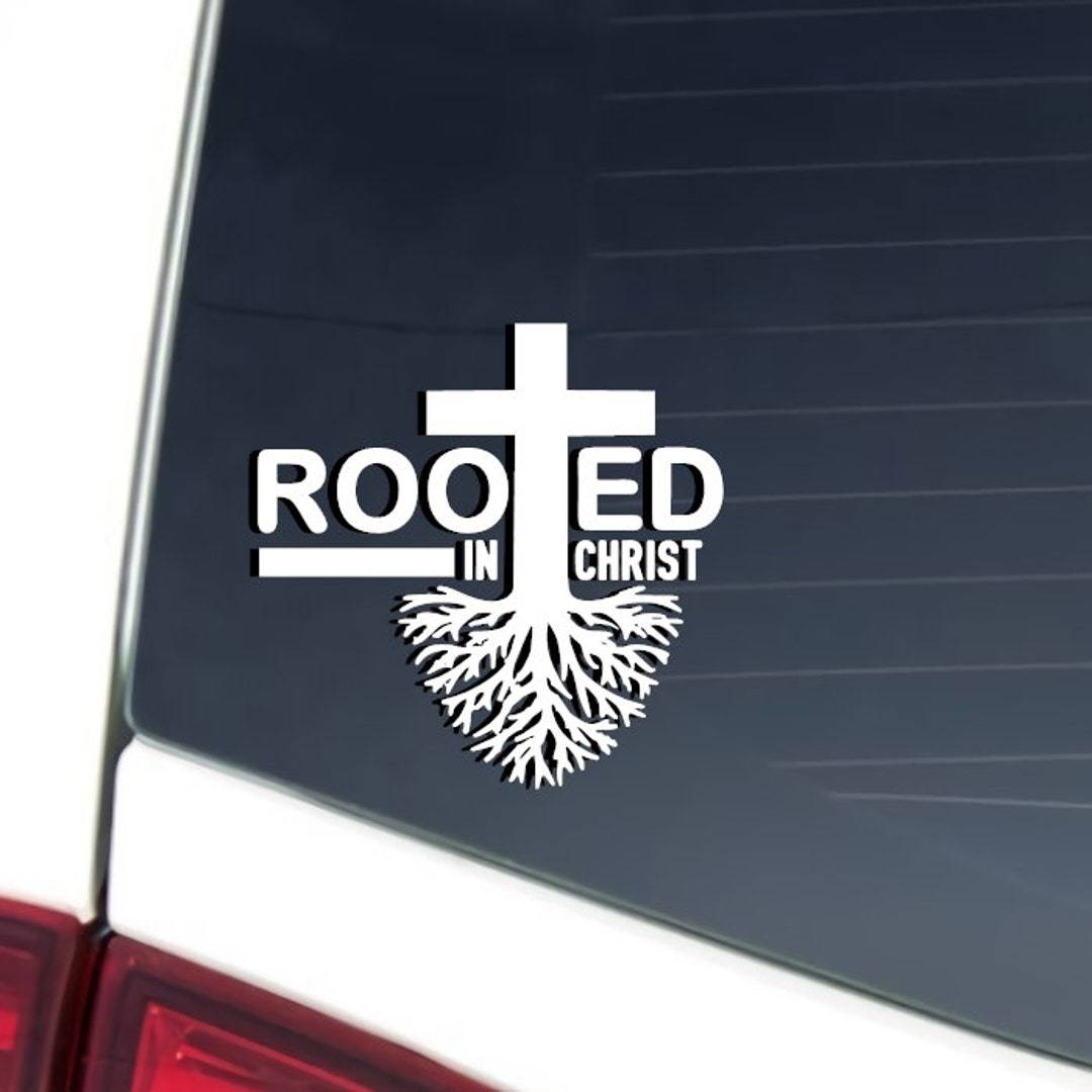 20-colors Rooter in Christ Vinyl Decal Sticker Bumper Window Laptop ...