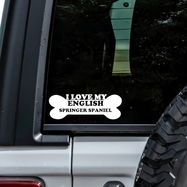 English Springer Spaniel Car Decal - Etsy
