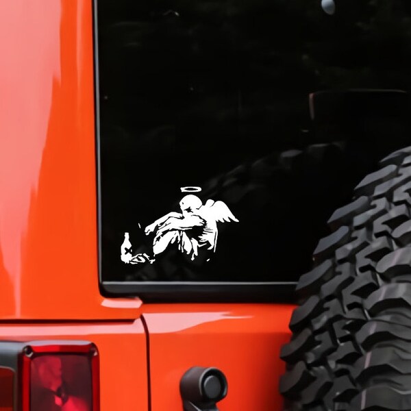 Banksy Car Decal - Etsy