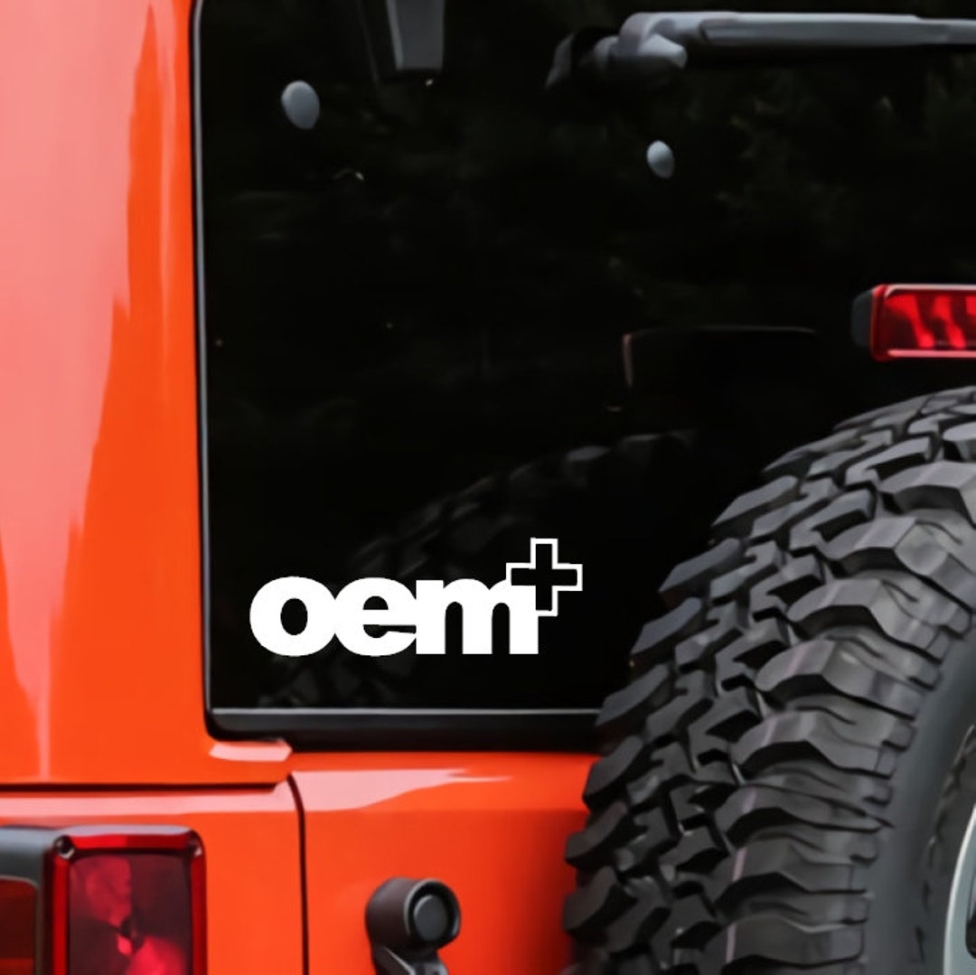 20-colors OEM PLUS Aftermarket JDM 6X2.2 Vinyl Decal Sticker Bumper ...