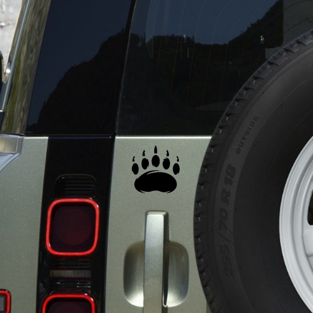 20-colors Bear Claw Paw Vinyl Decal Sticker Bumper Window Laptop Gift ...