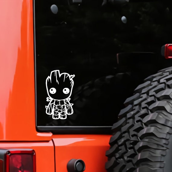 20 Colors Baby Groot Vinyl Decal Sticker Custom Truck - Etsy