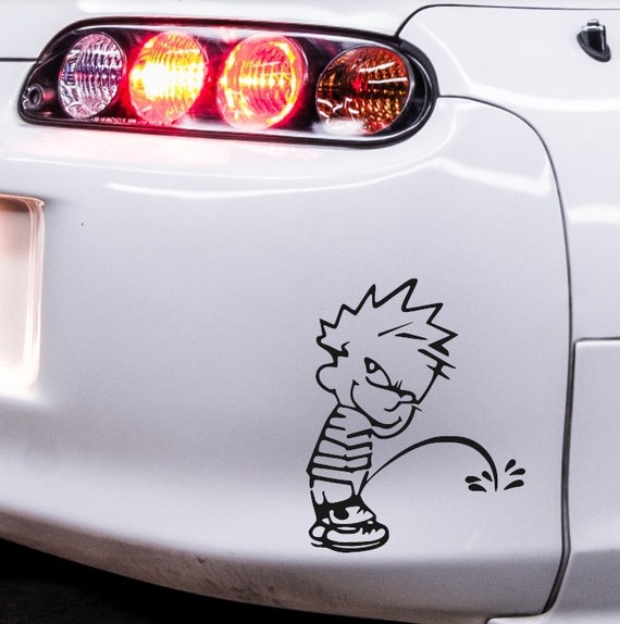 20 Colors Calvin Pee Vinyl Decal Sticker Custom Truck - Etsy