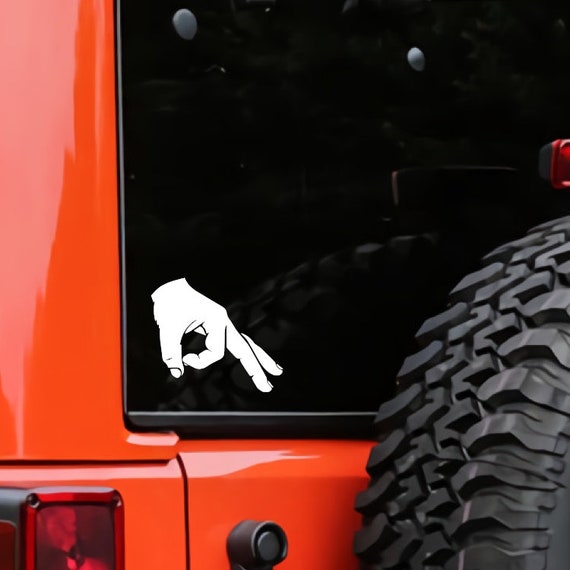 20 Colors Circle Game Finger Sign OK Vinyl Decal Sticker - Etsy