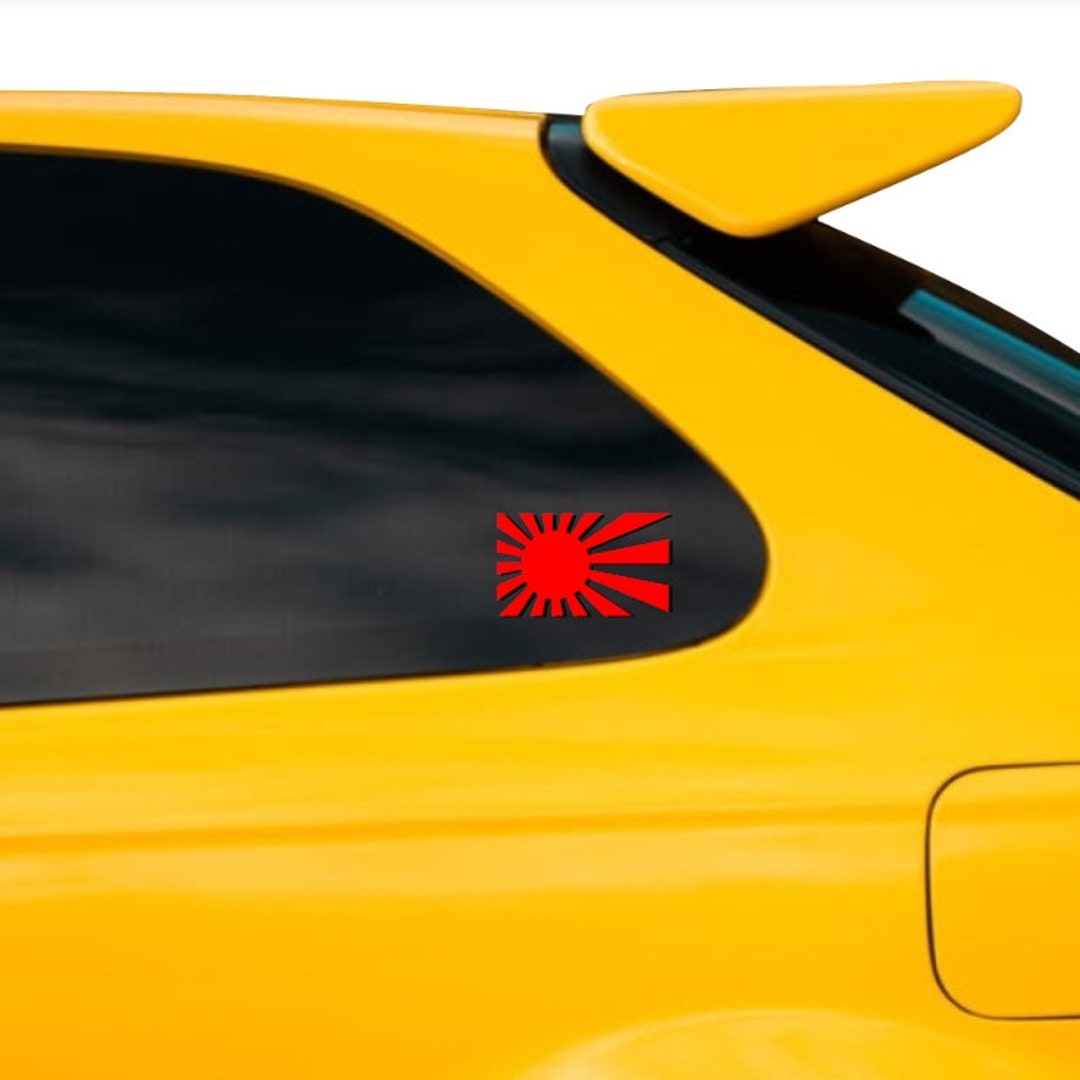 20 Colors Japanese Flag Rising Sun Decal Sticker JDM Custom Truck ...