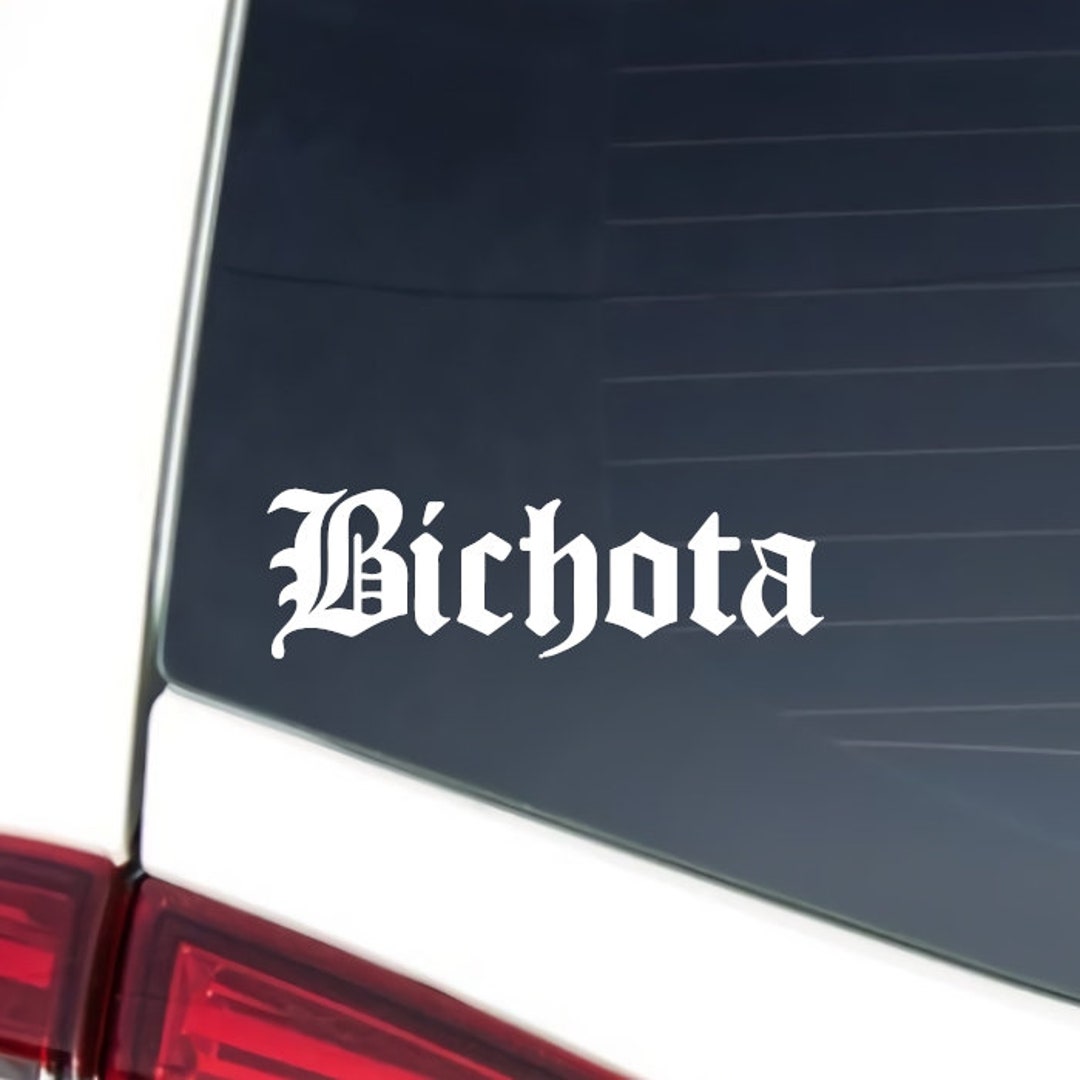 20-colors Bichota Custom Vinyl Decal Sticker Window Car Truck Laptop ...