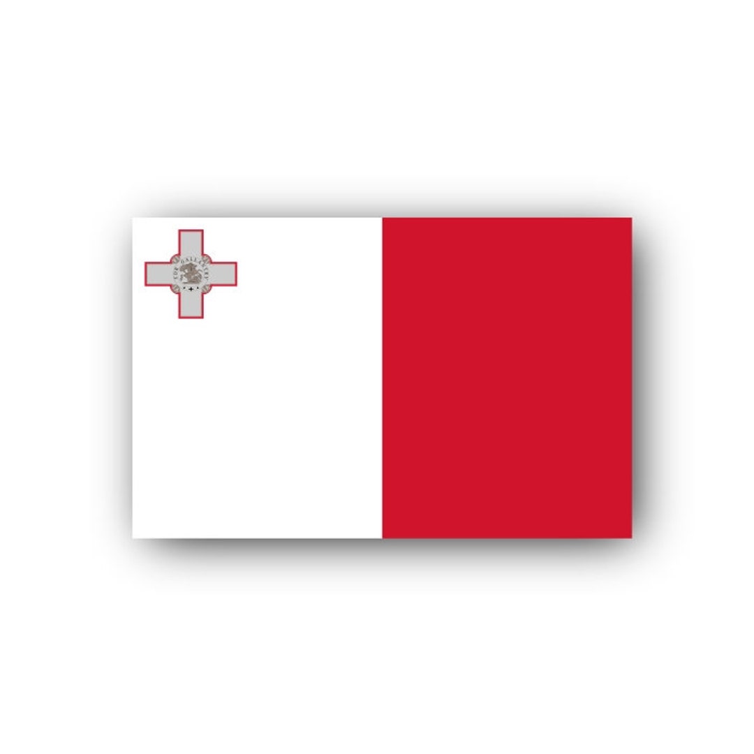 Country Flag of Malta Vinyl Decal Sticker Bumper Window Laptop Gift ...