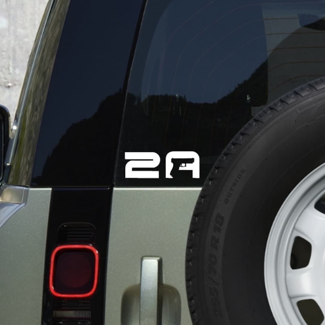 20-colors 2A Amendment Vinyl Decal Sticker Bumper Window Laptop Gift ...