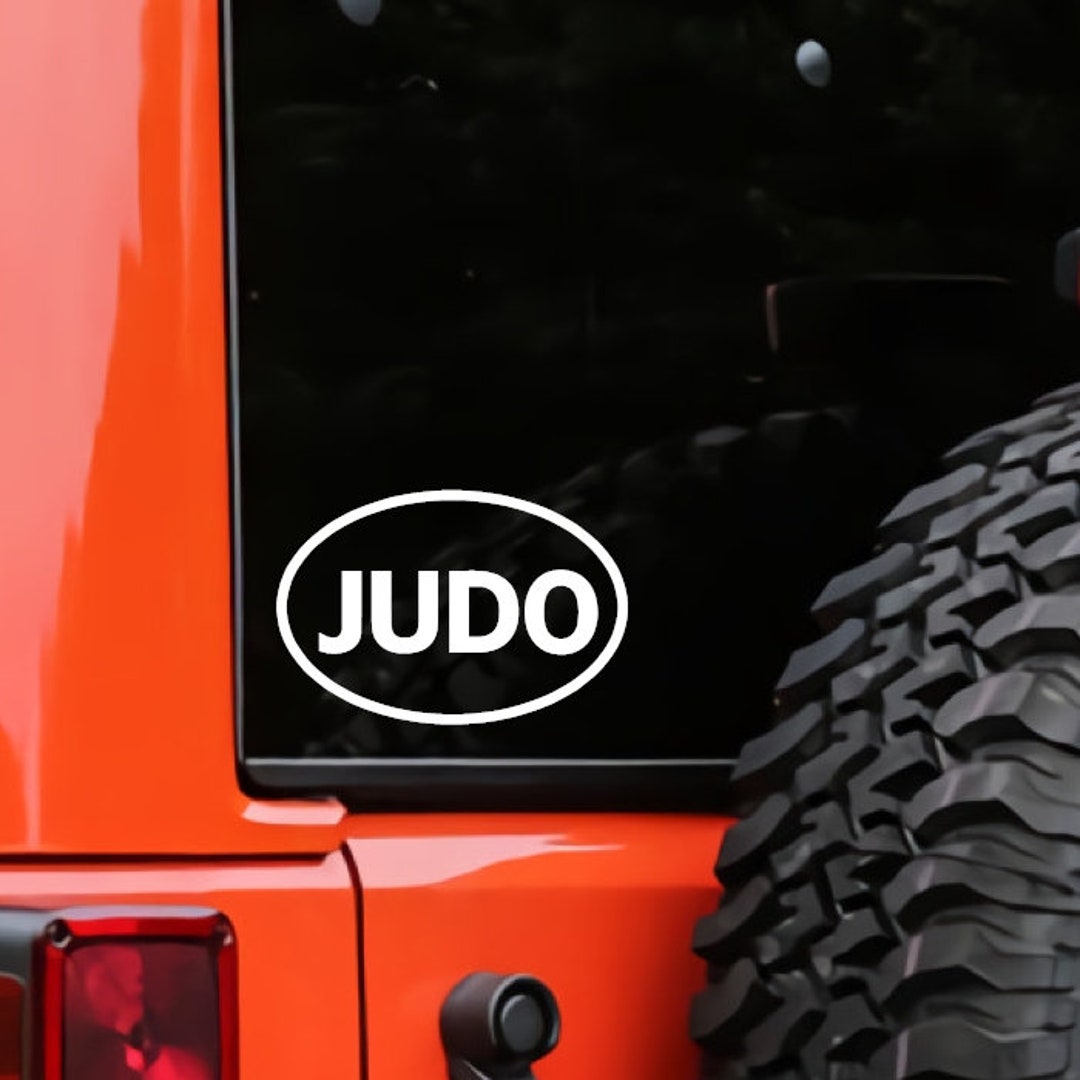 20-colors Oval Judo Vinyl Decal Sticker Window Car Truck Laptop Bumper ...