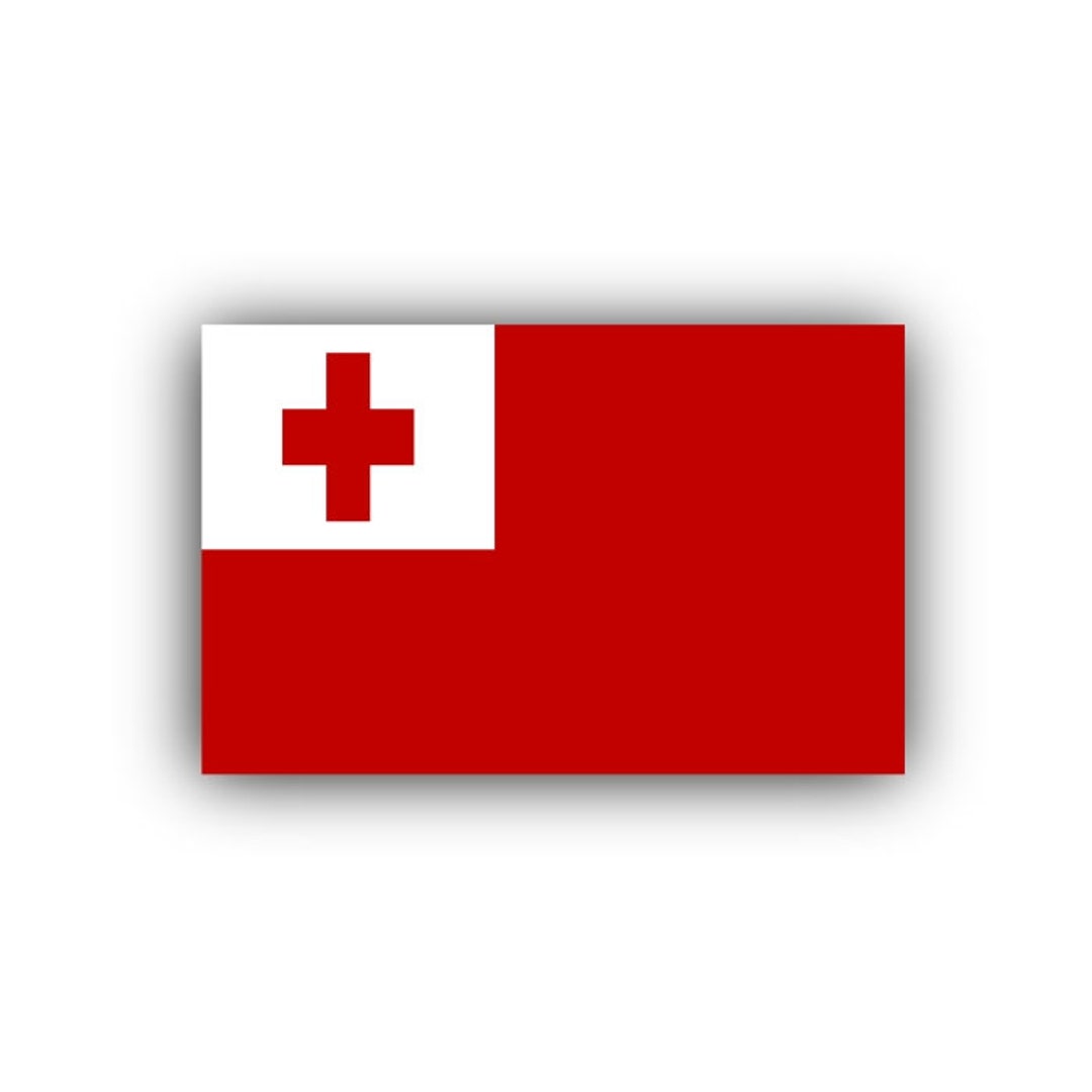 Country Flag of Tonga Vinyl Decal Sticker Bumper Window Laptop Gift ...