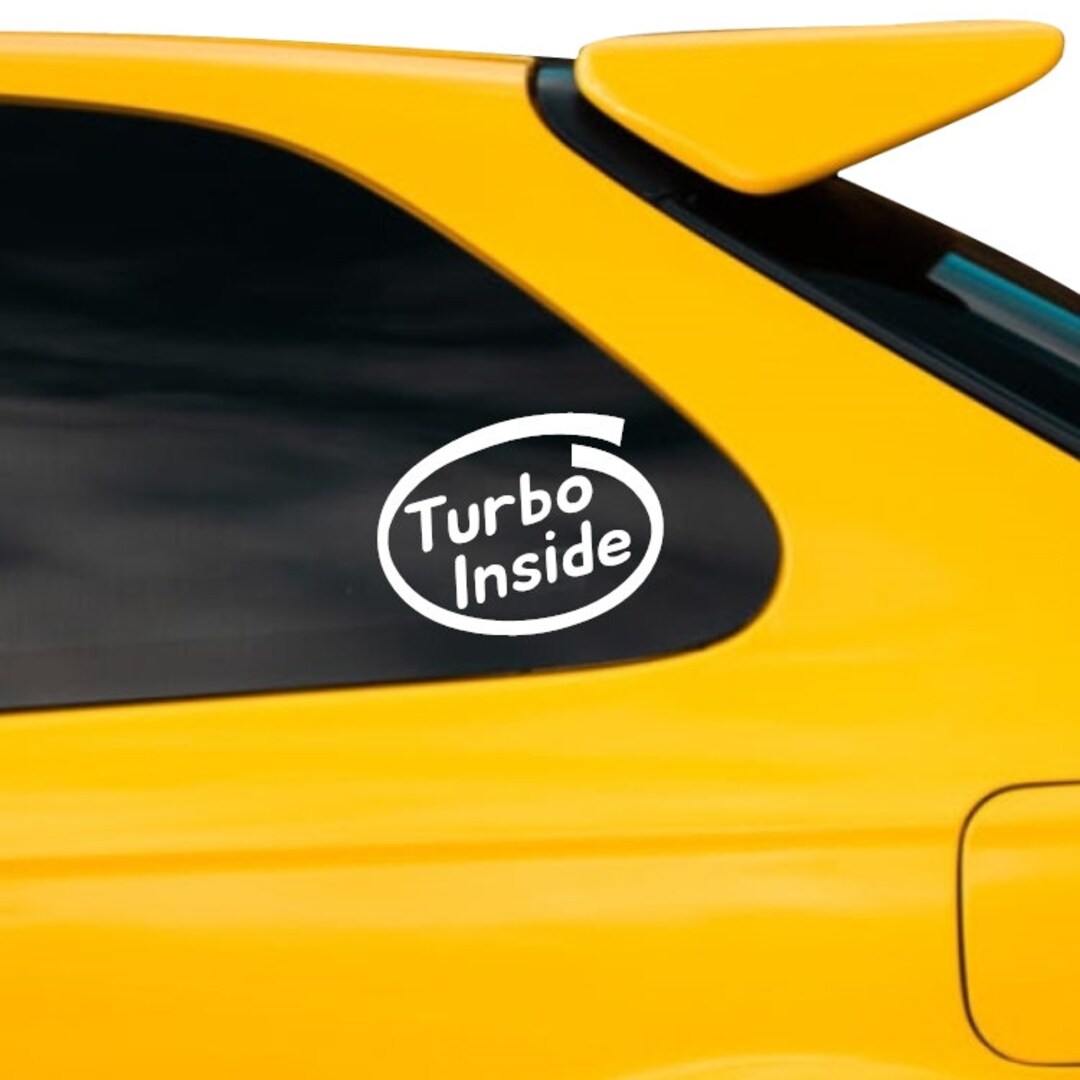 20 Colors Turbo Inside Vinyl Decal Sticker Custom Truck Window Bumper ...