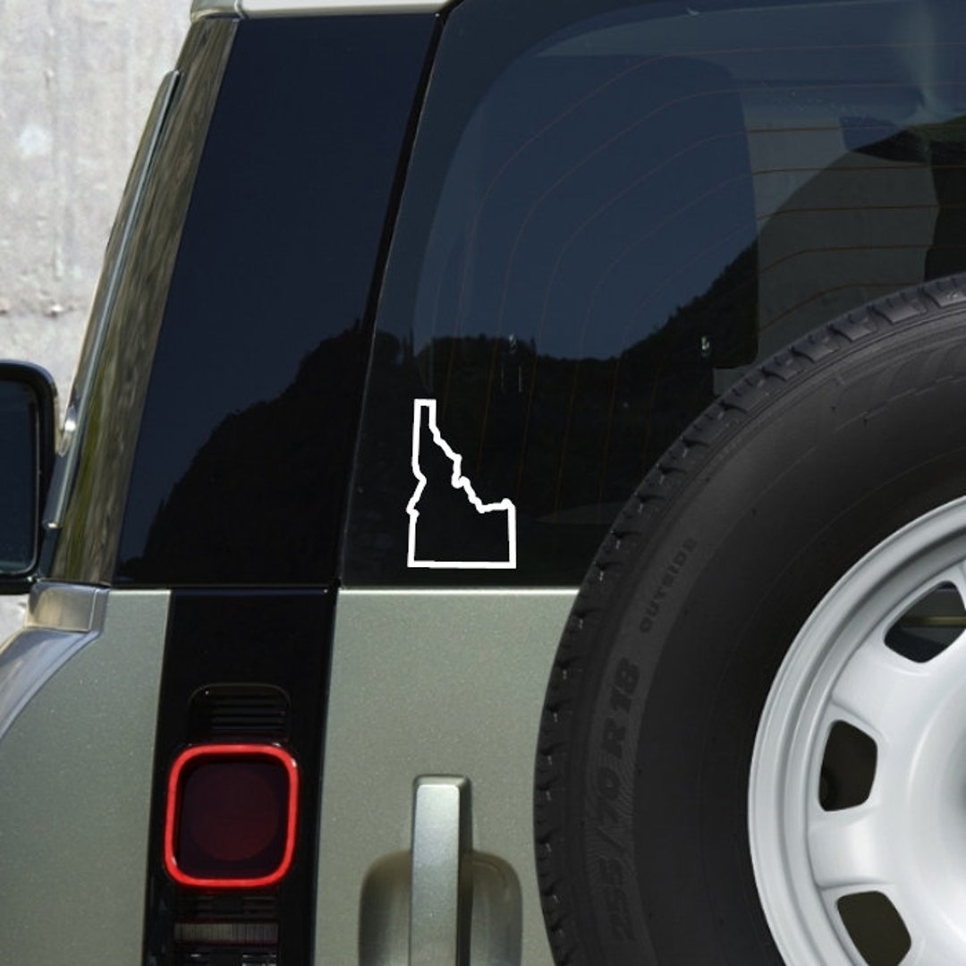 20-colors State Map Outline Idaho Vinyl Decal Sticker Bumper Window ...