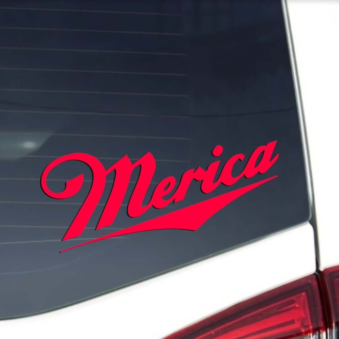 20-colors 'merica Vinyl Decal Sticker Bumper Window Laptop Gift Tumbler ...