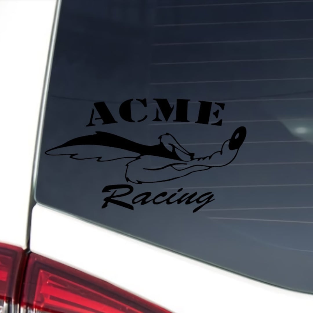 20-colors ACME Racing Coyote Vinyl Decal Sticker Bumper Window Laptop ...
