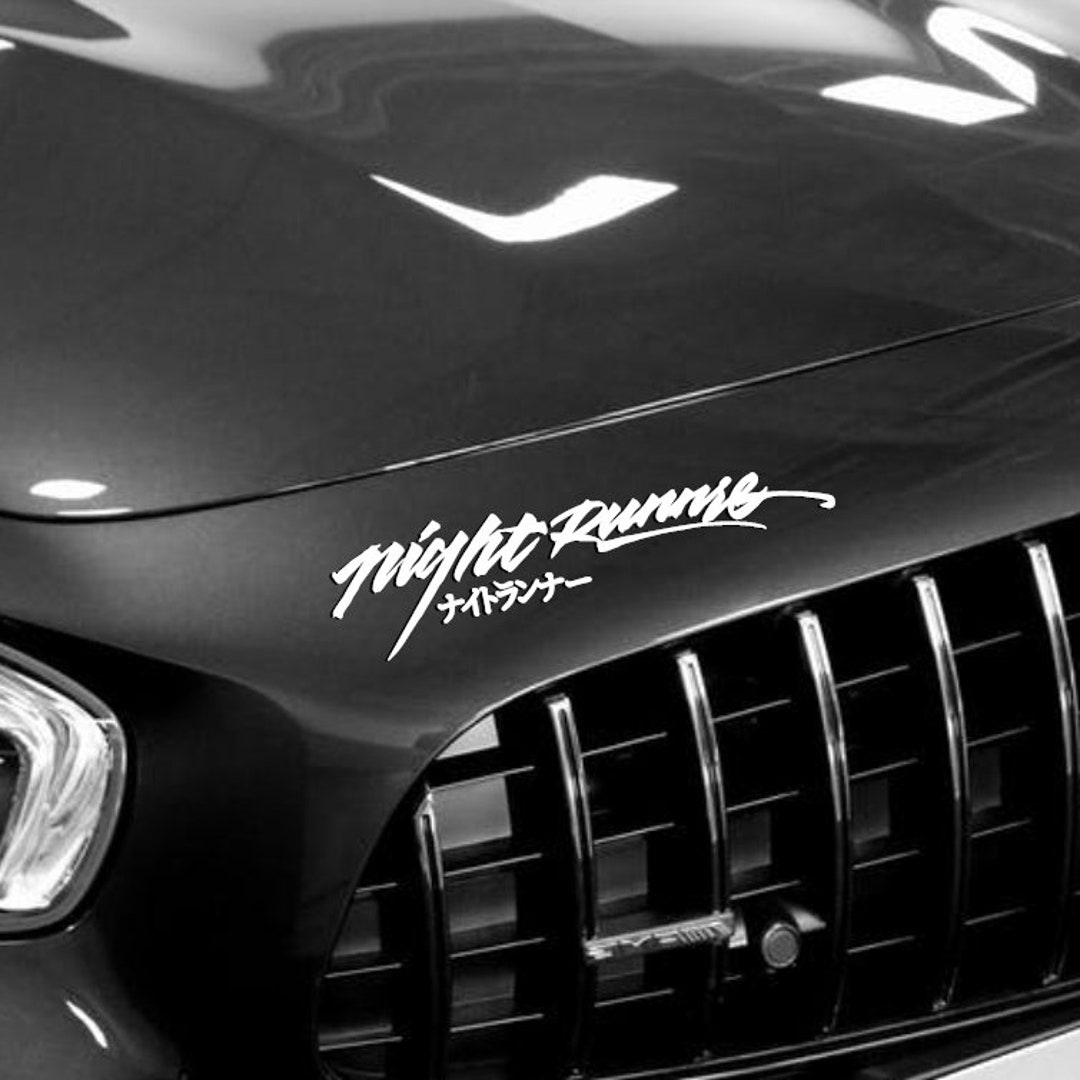 20-colors JDM Night Runner 8x3 Vinyl Decal Sticker Bumper Window Laptop ...