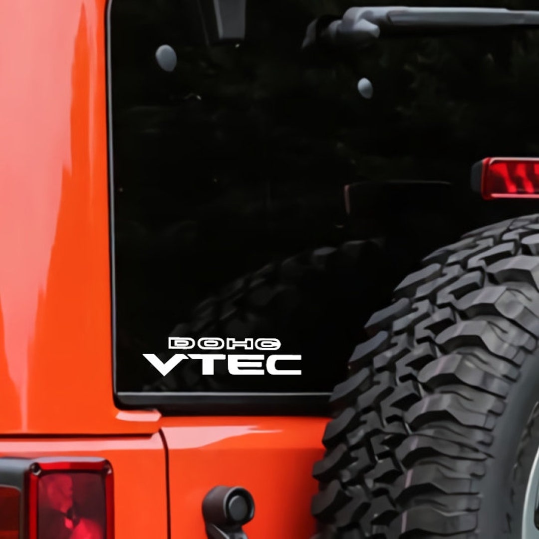 20-colors DOHC V-tec 6x1.5 Vinyl Decal Sticker Bumper Window Laptop ...