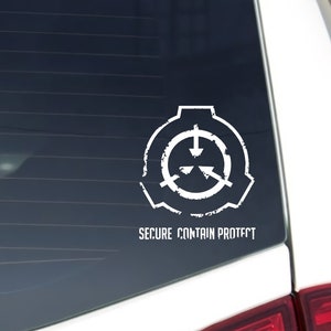 20-colors SCP Distressed Logo Old and Torn Vinyl Decal Sticker Bumper ...