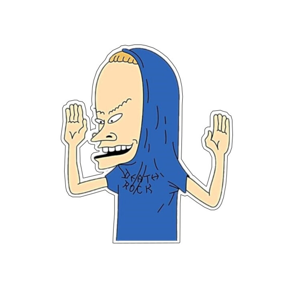 Beavis and Butthead 4x3.5 Sticker UV & Water Esistant Vinyl Decal ...