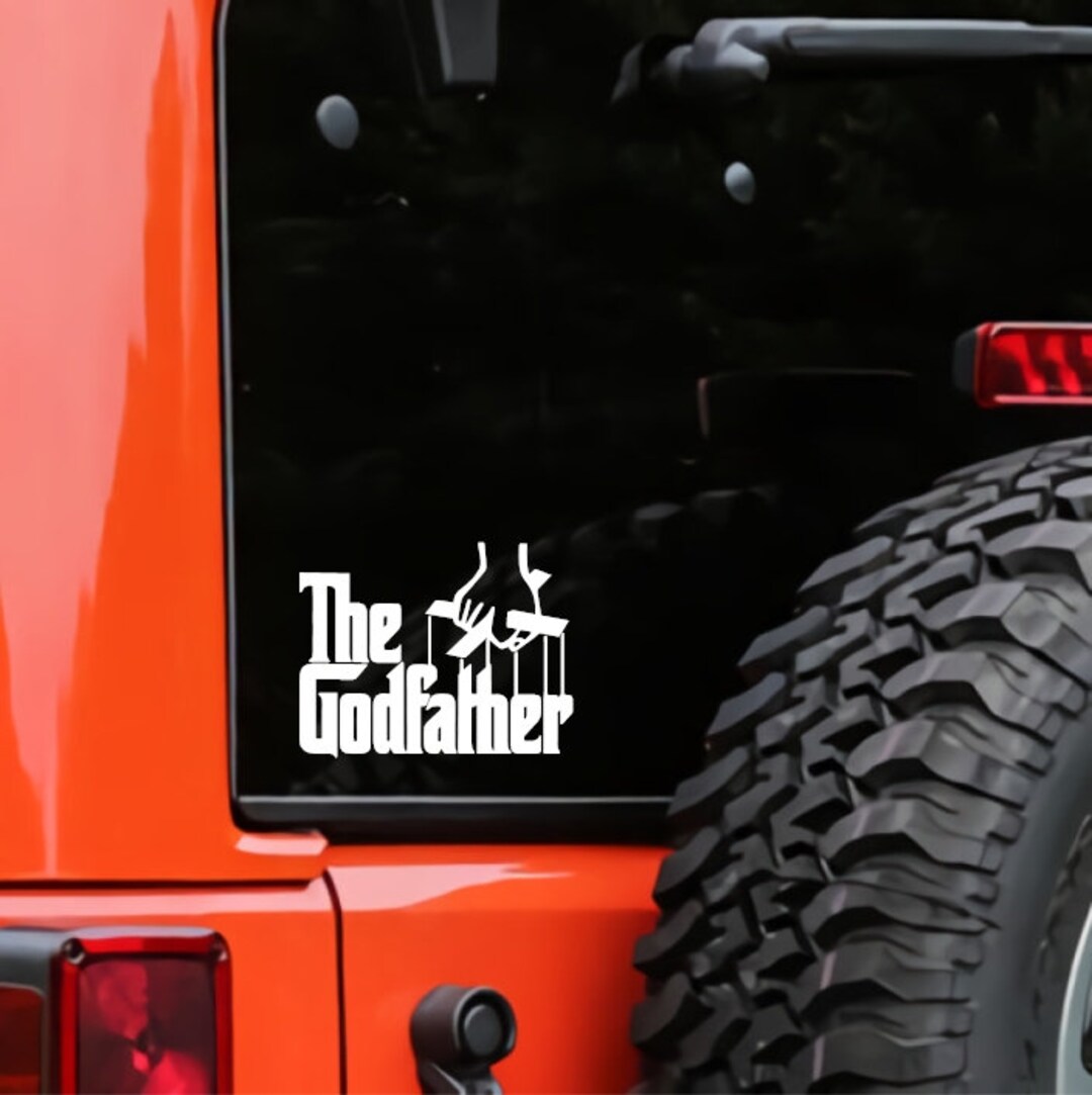 20-colors the God Father 5x4 Vinyl Decal Sticker Bumper Window Laptop ...