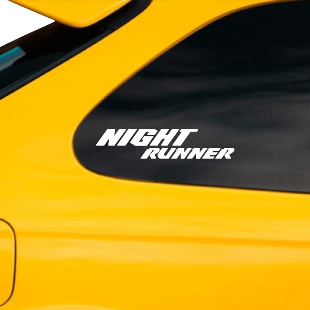 20-colors Night Runner 6x1.3 Vinyl Decal Sticker Bumper Window Laptop ...