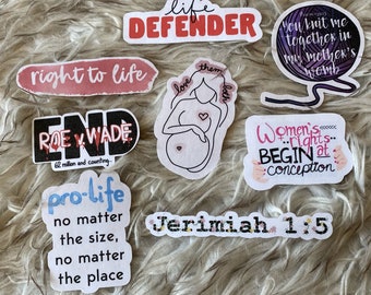 Pro Life Sticker - Etsy