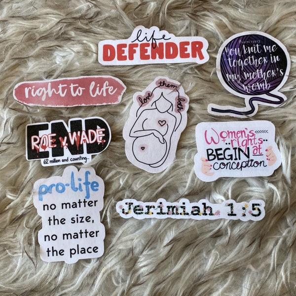 Pro Life Decals - Etsy