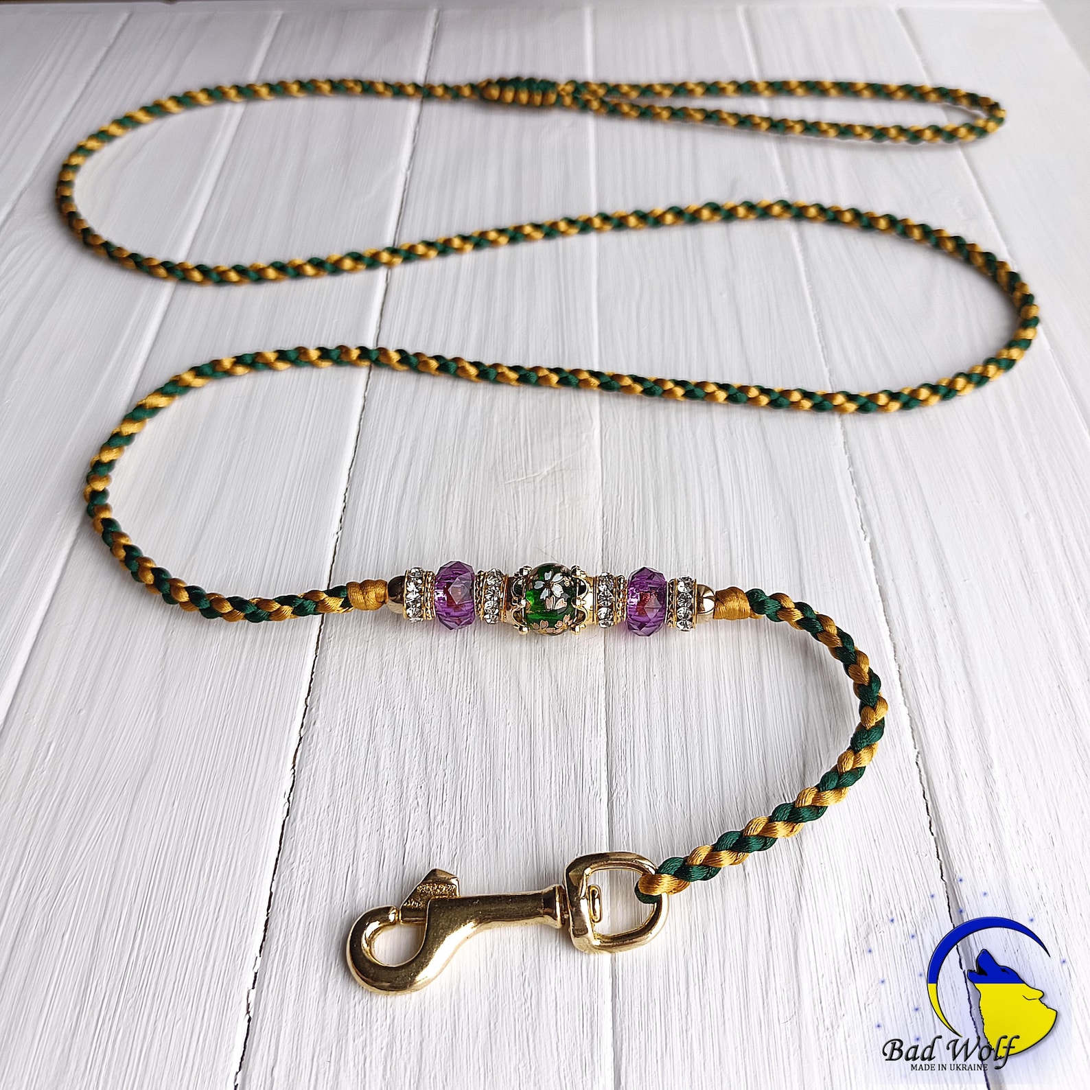 Dog Show Lead Leash Handmade | for Snake Chain (cobra) | With Carabiner ...
