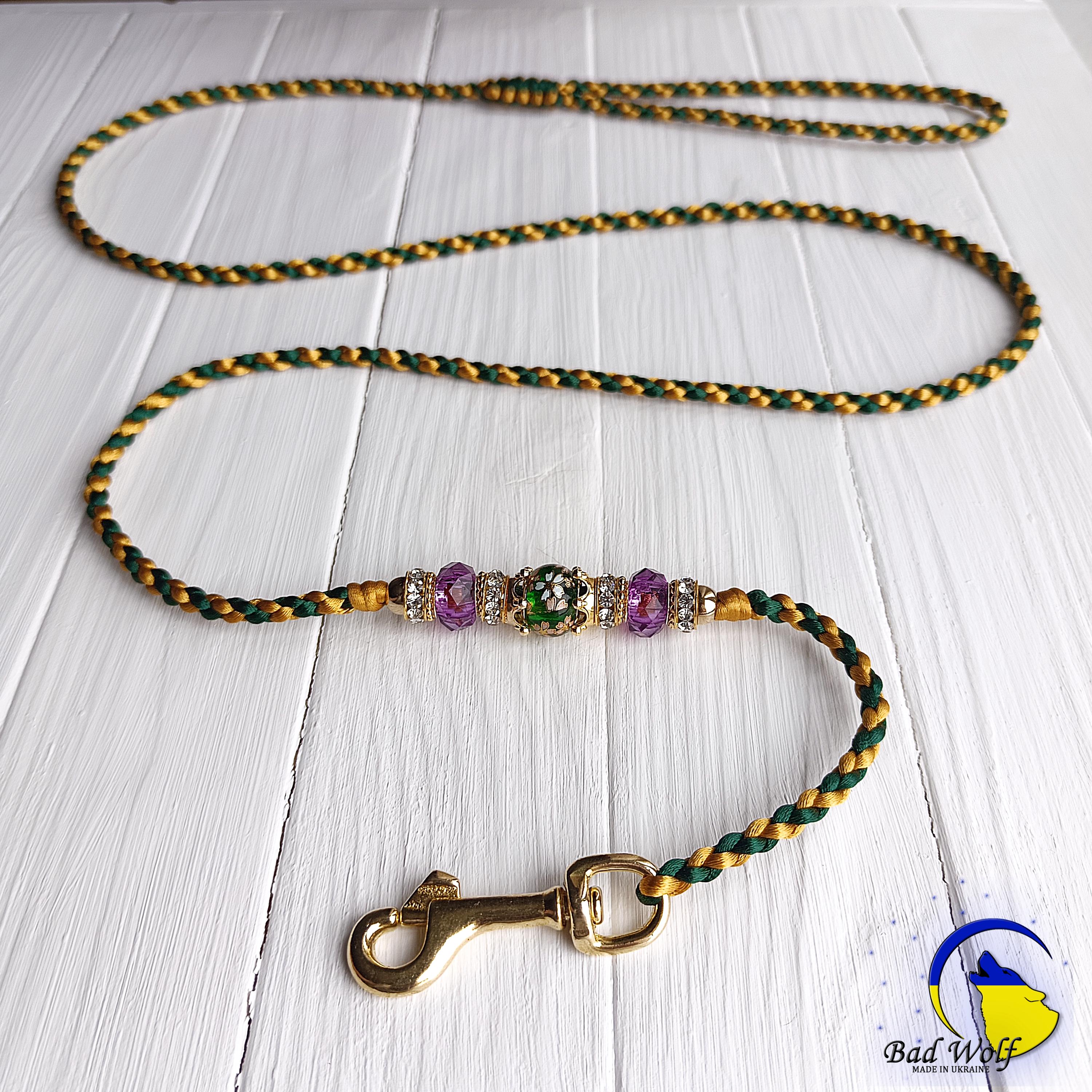 Dog Show Lead Leash Handmade | for Snake Chain (cobra) | With Carabiner ...